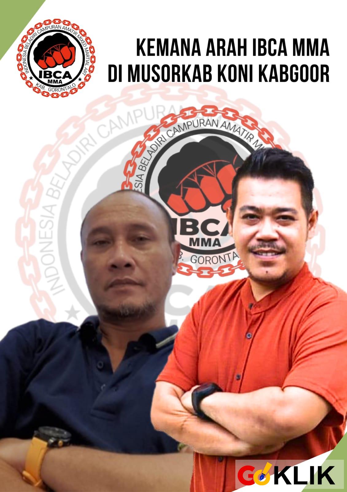 AIS RAHMOLA ISYARATKAN ARAH DUKUNGAN IBCA MMA PADA MUSORKAB KONI KABGOR.